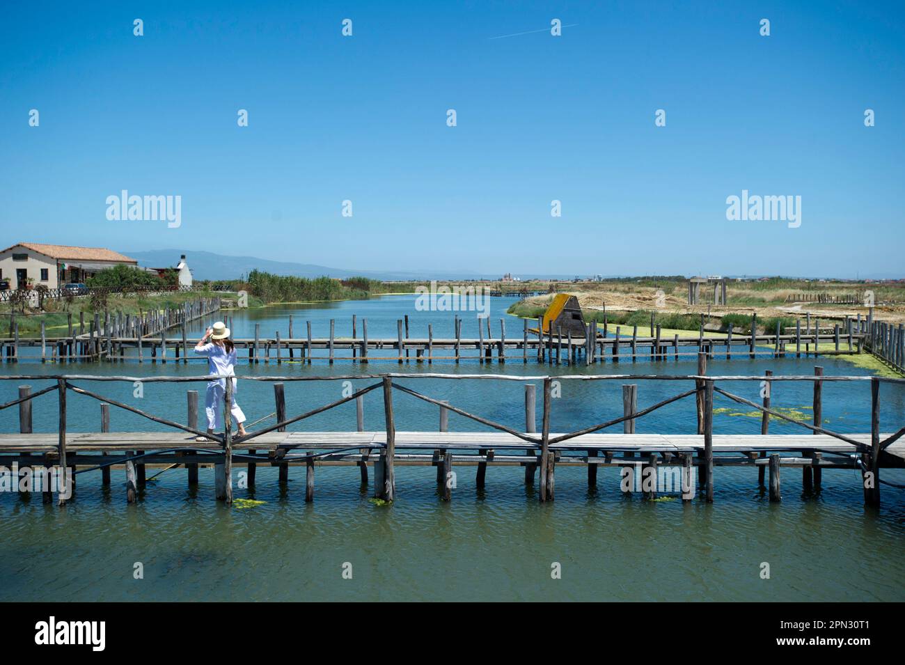 Peschiera Pontis. Cabras, OR, Sardegna. Italy Stock Photo - Alamy