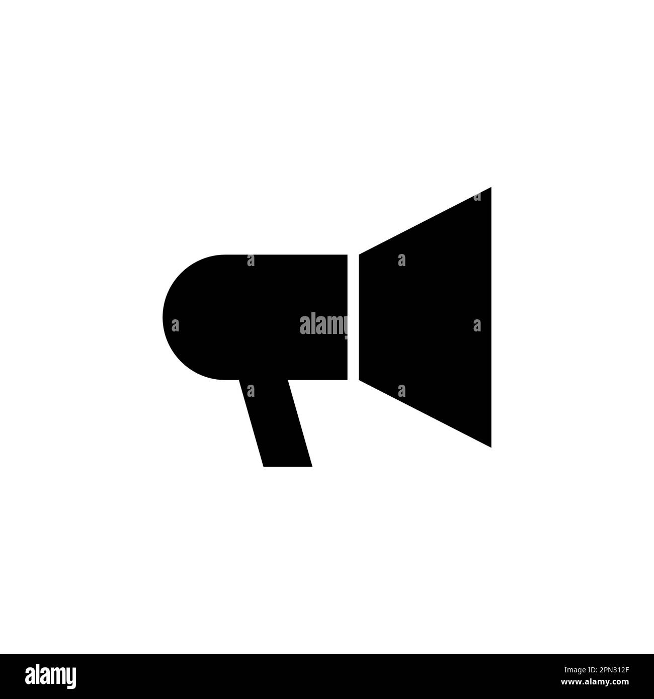 Megaphone icon vector. Loudspeaker icon vector Stock Vector Image & Art ...