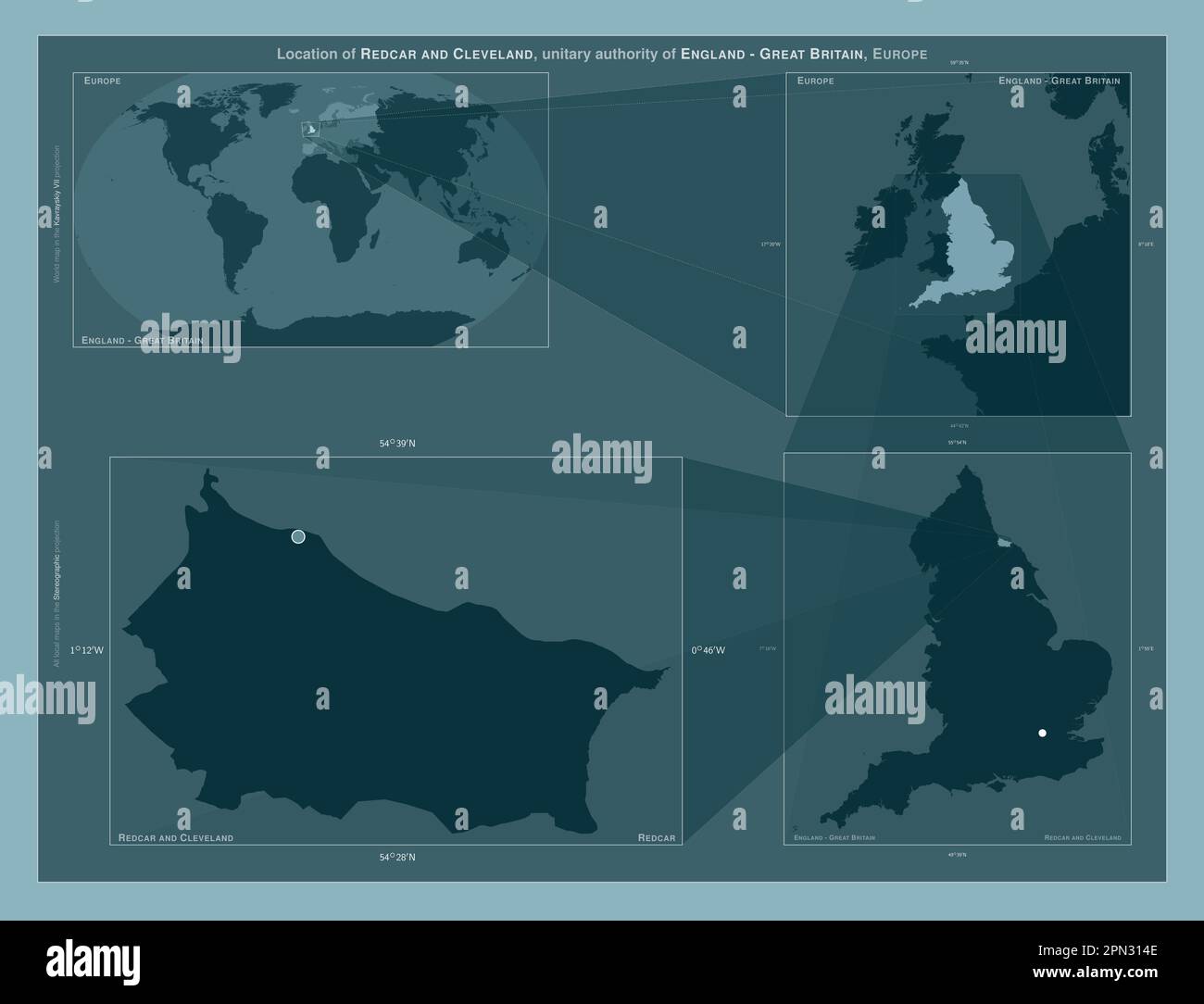 Redcar and Cleveland, unitary authority of England - Great Britain ...