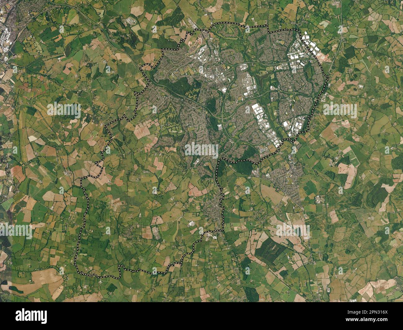 Redditch, non metropolitan district of England - Great Britain. High ...