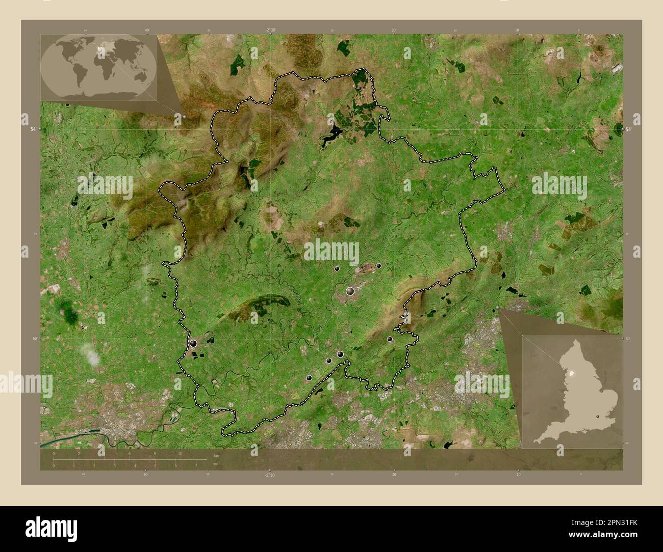 Ribble Valley, non metropolitan district of England - Great Britain ...