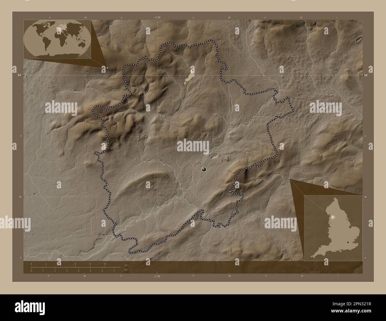 Ribble valley map hi-res stock photography and images - Alamy