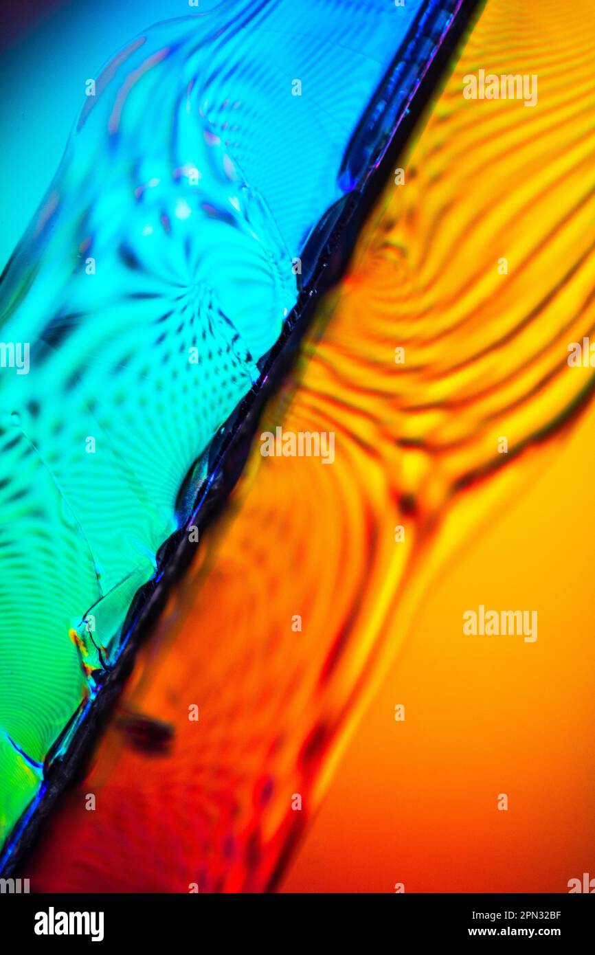 A Holographic Shiny Wavy Abstract Background With Water Texture Visual ...