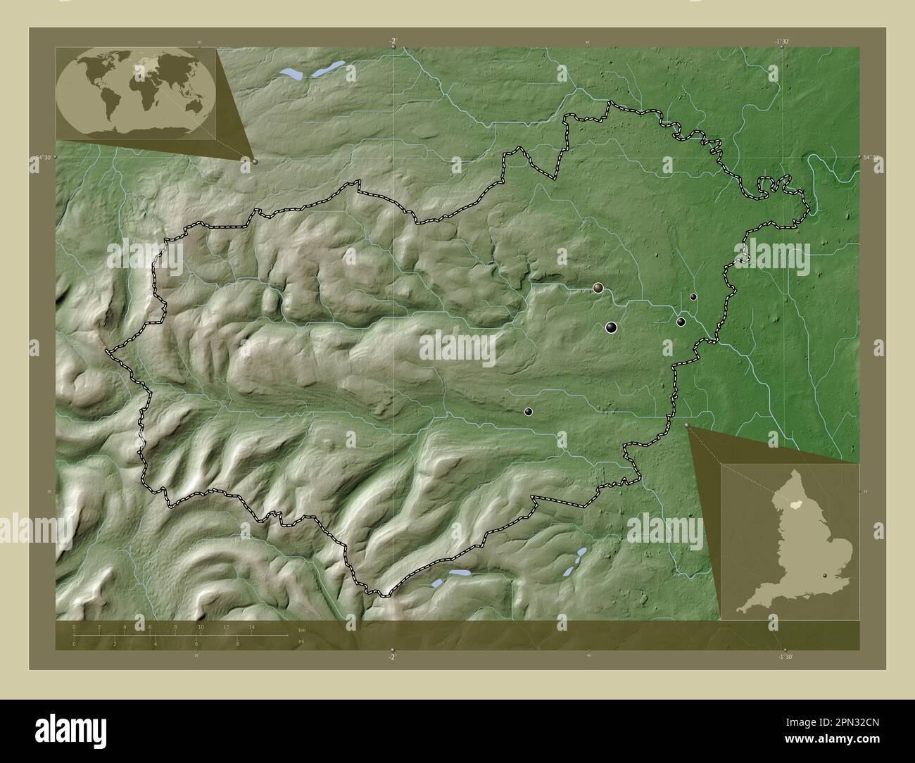 Leyburn map hi-res stock photography and images - Alamy