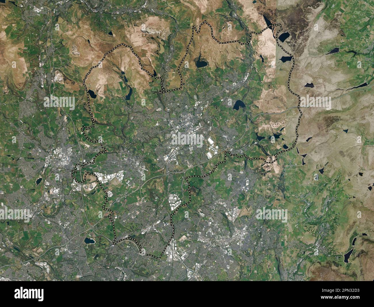 Rochdale, administrative county of England - Great Britain. High ...
