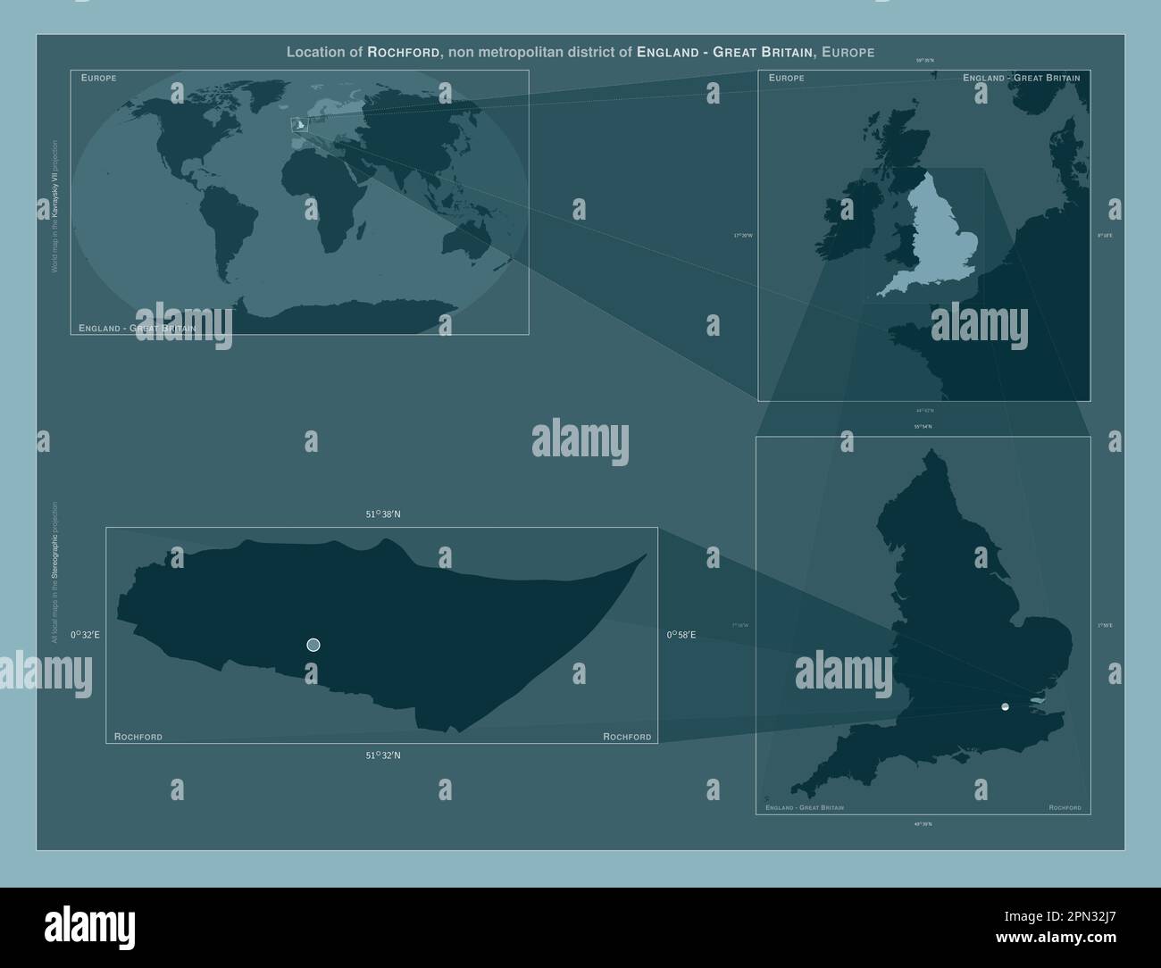 Rochford vector map hi-res stock photography and images - Alamy