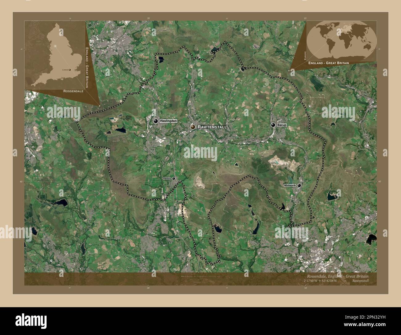 Haslingden map hi-res stock photography and images - Alamy
