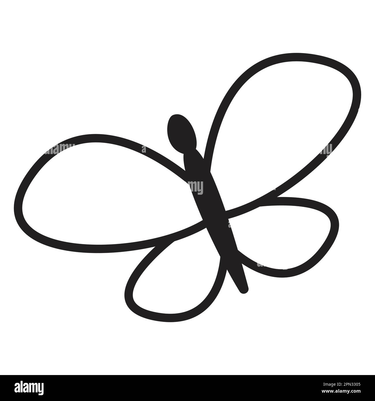 Vintage frame background butterfly wing Stock Vector Images - Alamy