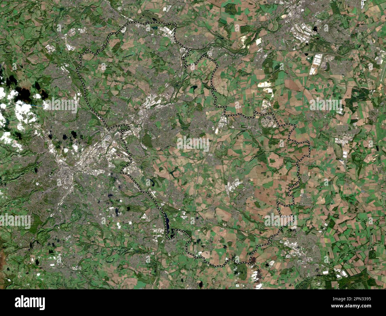 Rotherham, administrative county of England - Great Britain. Low ...