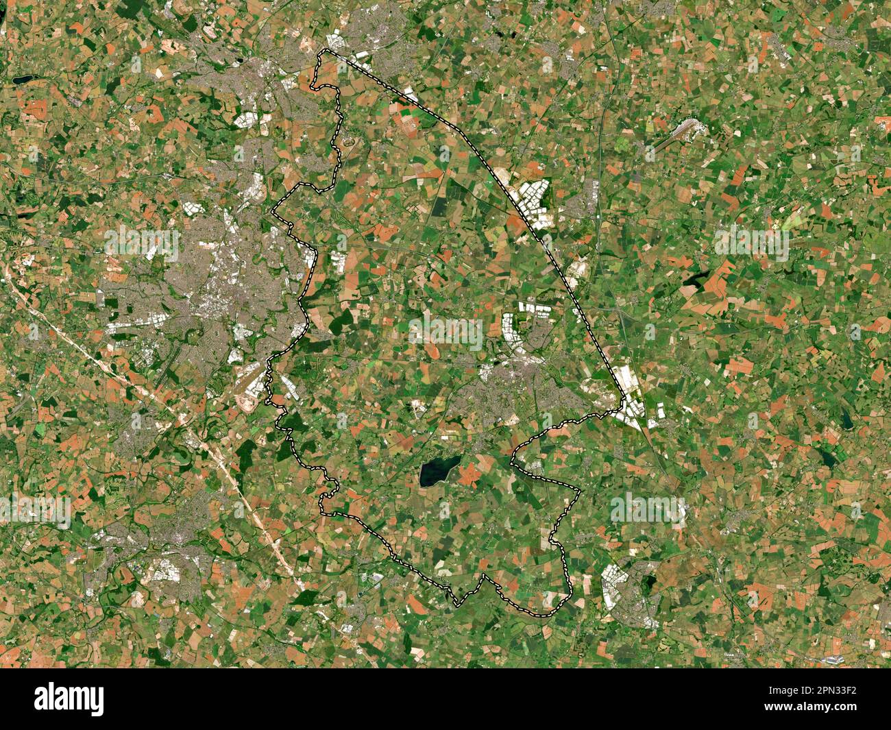 Rugby, non metropolitan district of England - Great Britain. Low ...