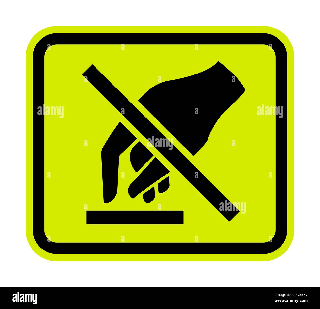 Do Not Touch Symbol Stock Vector Image & Art - Alamy