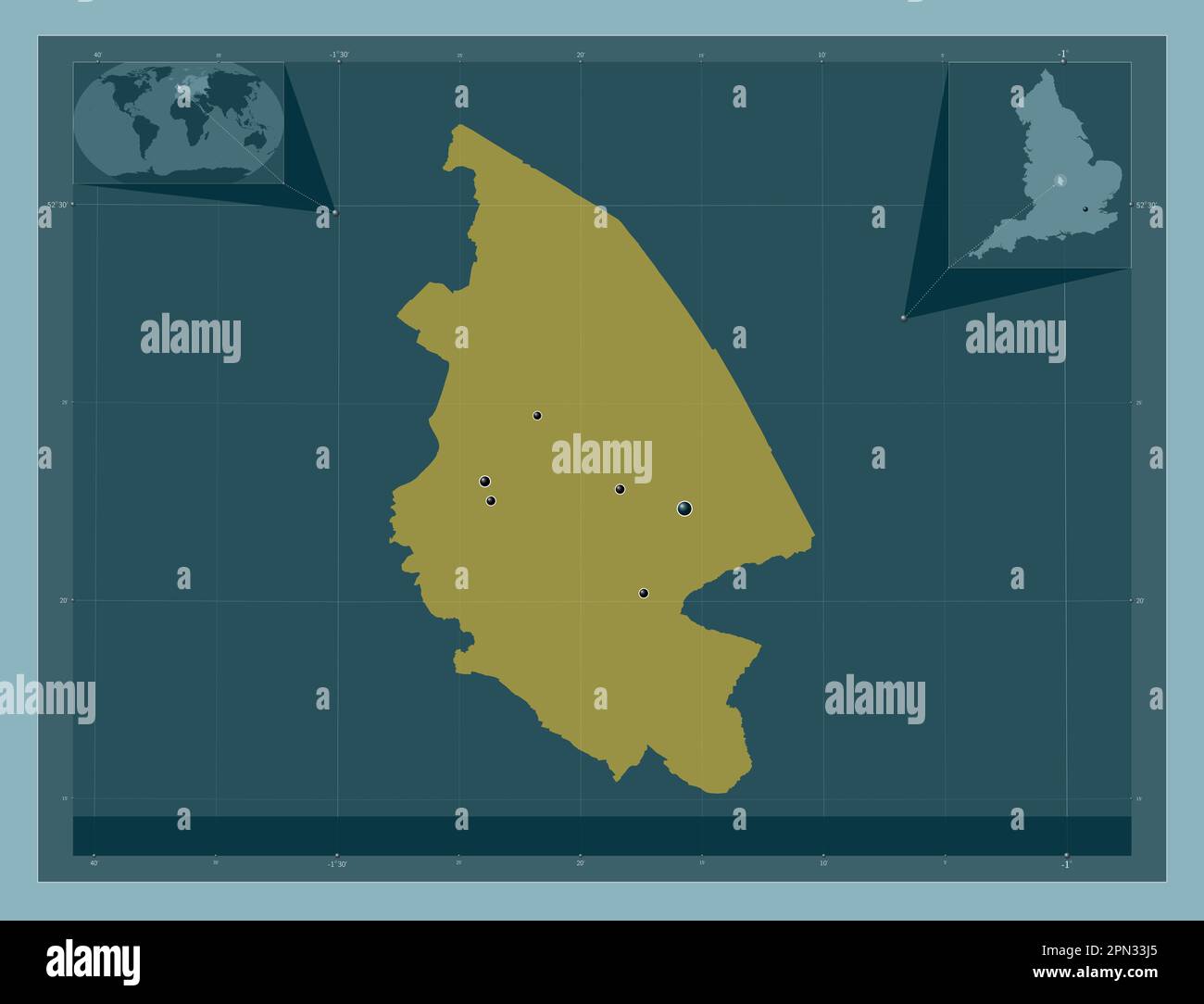 Rugby, non metropolitan district of England - Great Britain. Solid ...