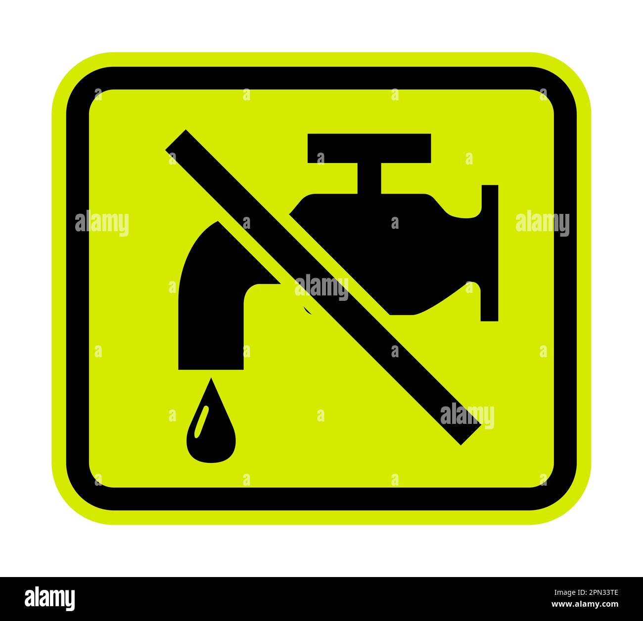 No water tap sign on white Background Stock Vector Image & Art - Alamy