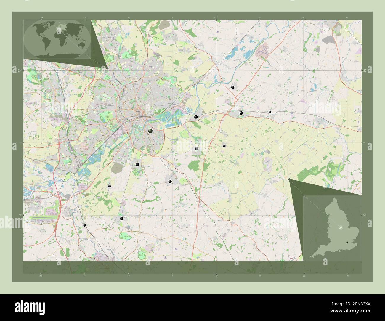 Rushcliffe, non metropolitan district of England - Great Britain. Open ...