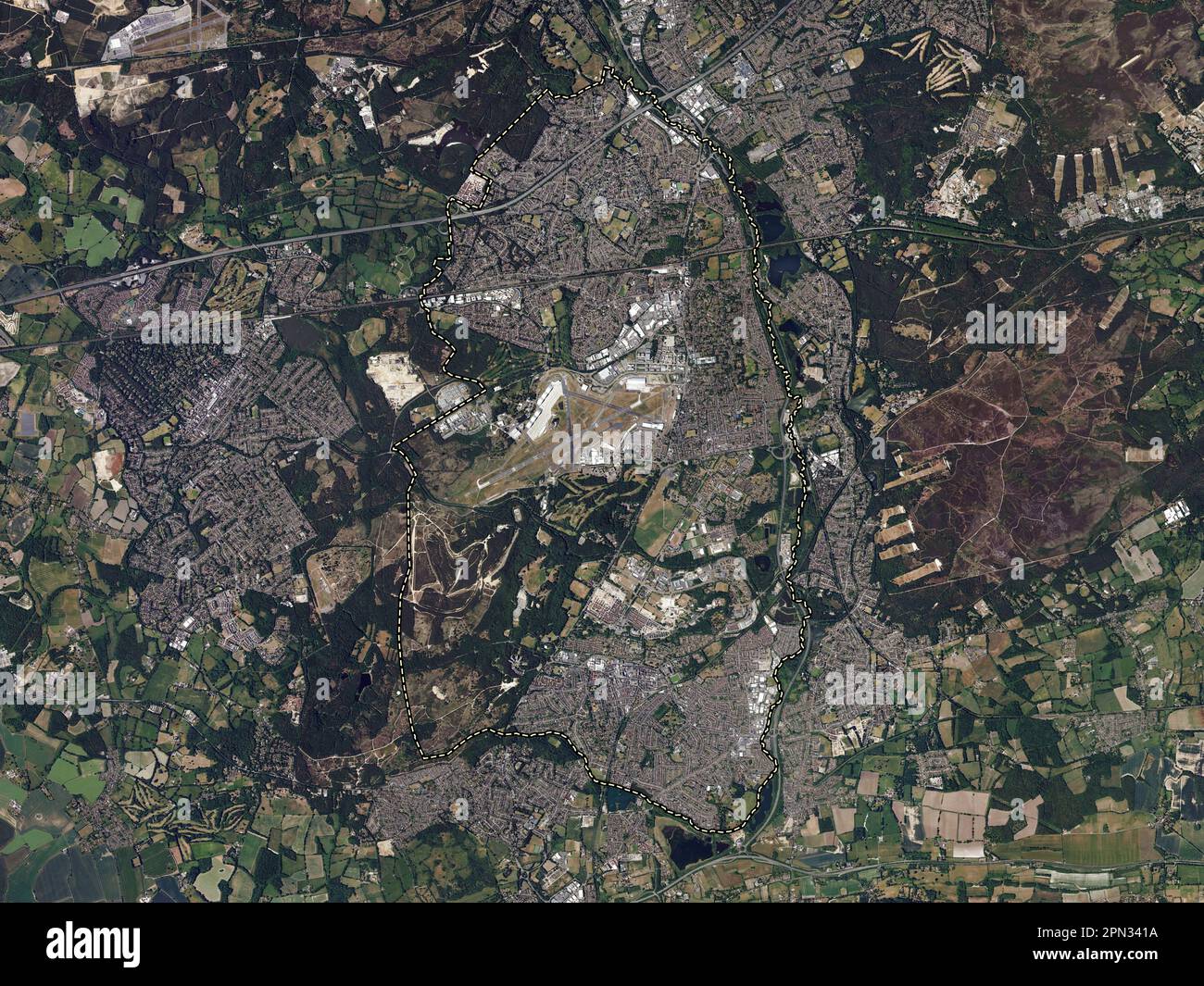 Rushmoor, non metropolitan district of England - Great Britain. High ...