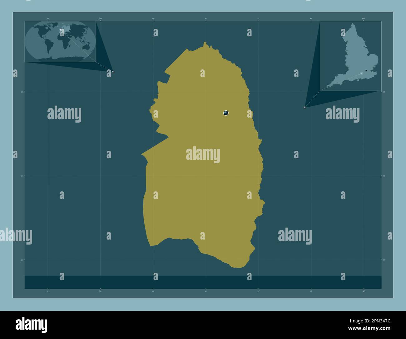 Rushmoor outline map hi-res stock photography and images - Alamy