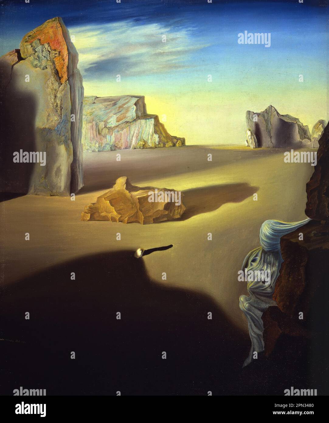 Salvador Dalí/ Shades of Night Descending, 1931. Oil on canvas, 61 x 50 ...