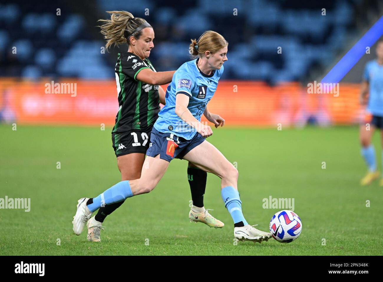 Sydney, Australia. 16th Apr, 2023. Tyla-Jay Vlajni? (L) of Western ...