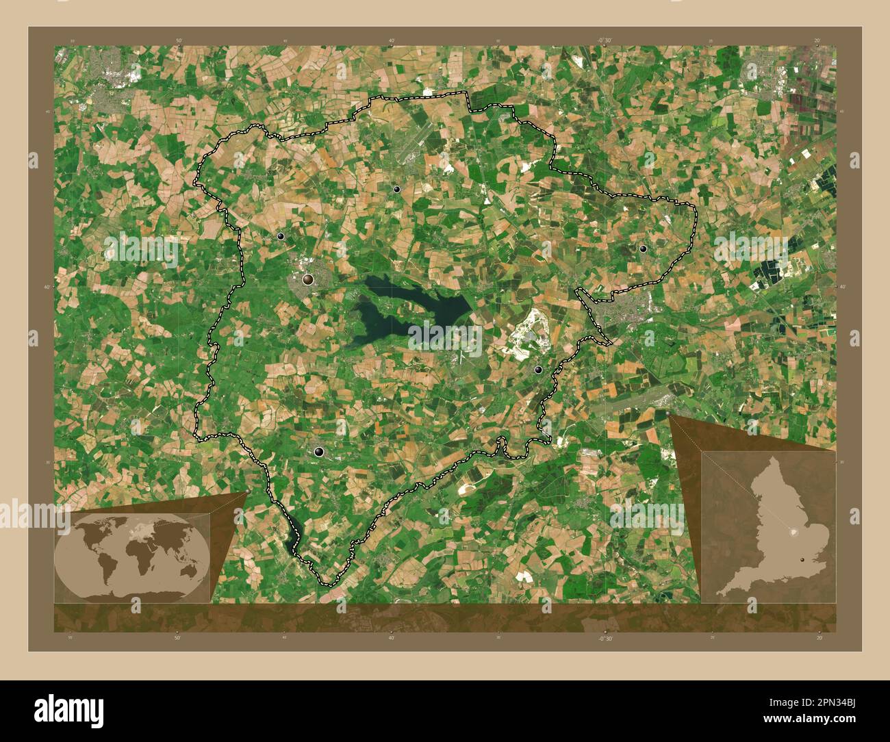 Rutland, unitary authority of England - Great Britain. Low resolution ...