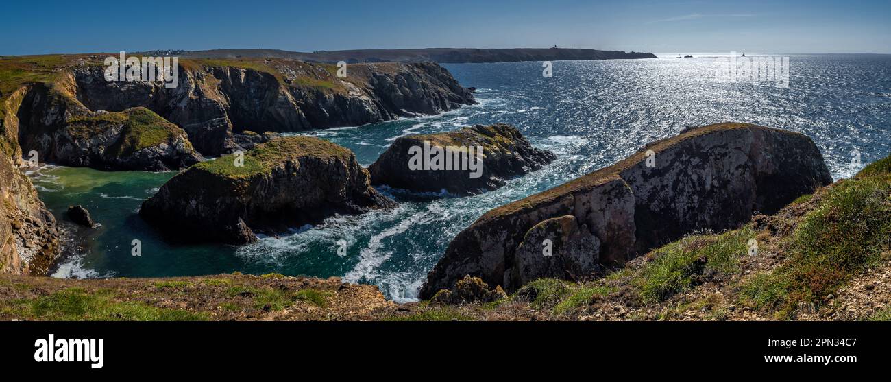 Spectacular Cliffs At Peninsula Pointe Du Van On Cap Sizun At The ...