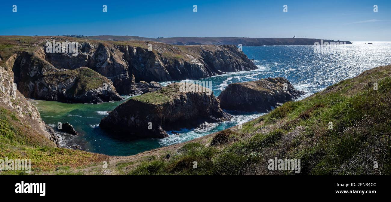 Spectacular Cliffs At Peninsula Pointe Du Van On Cap Sizun At The ...