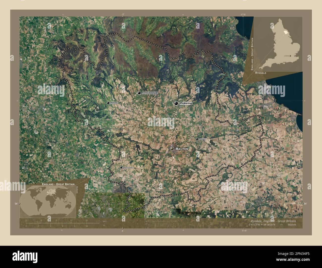 Ryedale, non metropolitan district of England - Great Britain. High ...
