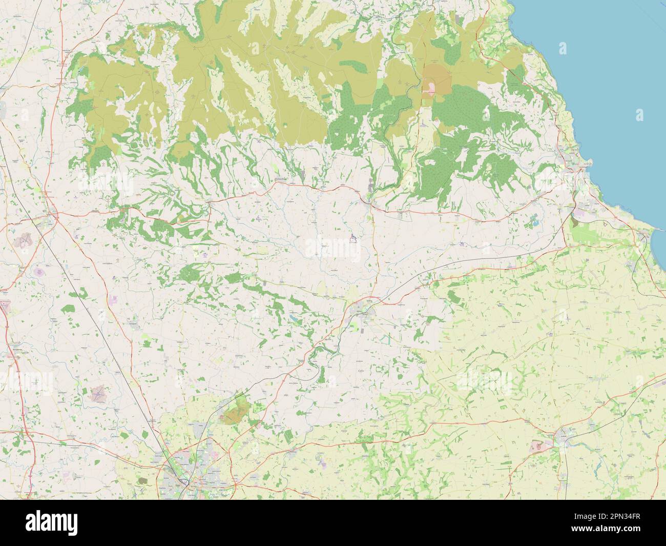 Ryedale, non metropolitan district of England - Great Britain. Open ...