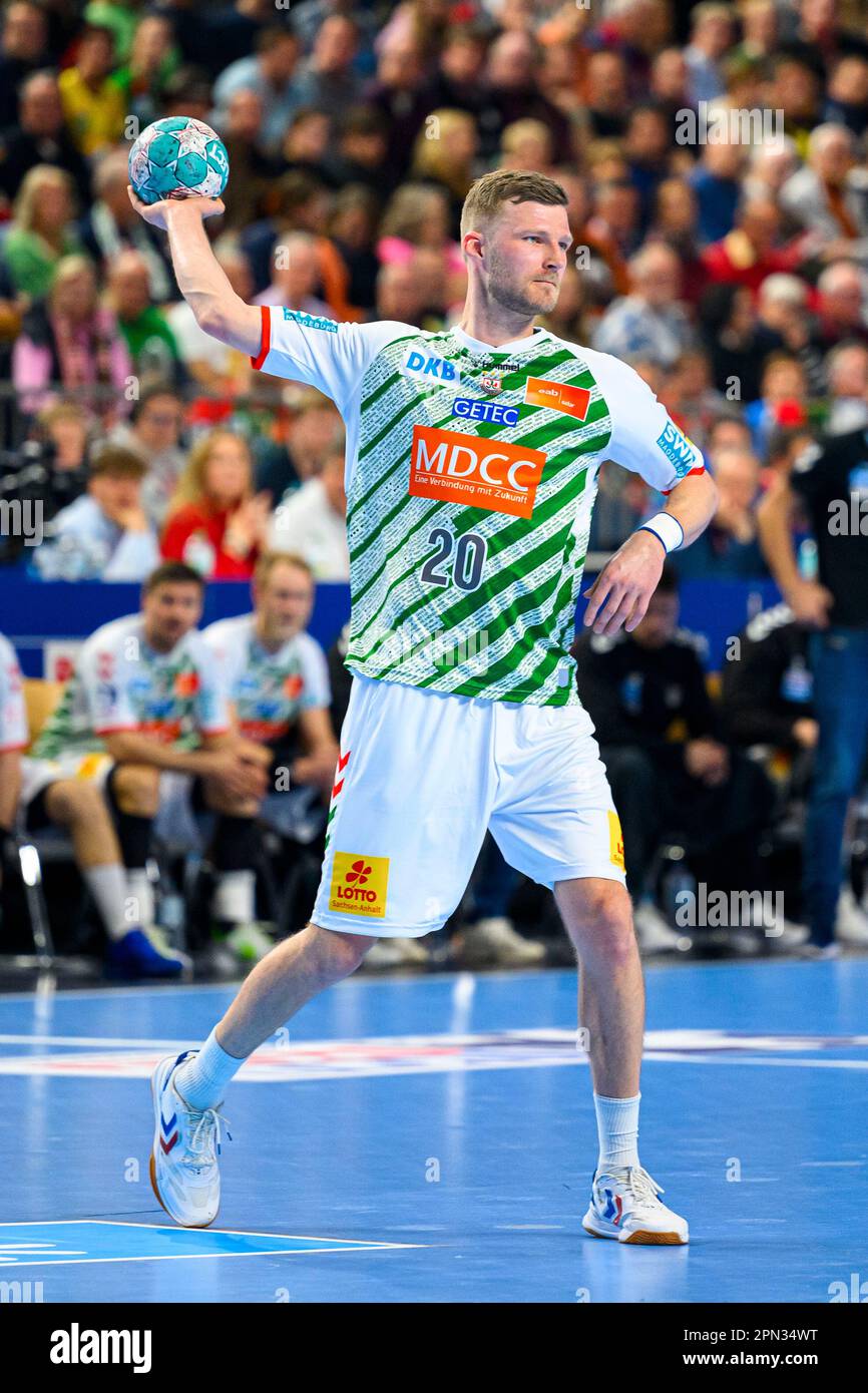 Cologne, Germany. 15th Apr, 2023. Handball: DHB Cup, SC Magdeburg - TBV ...