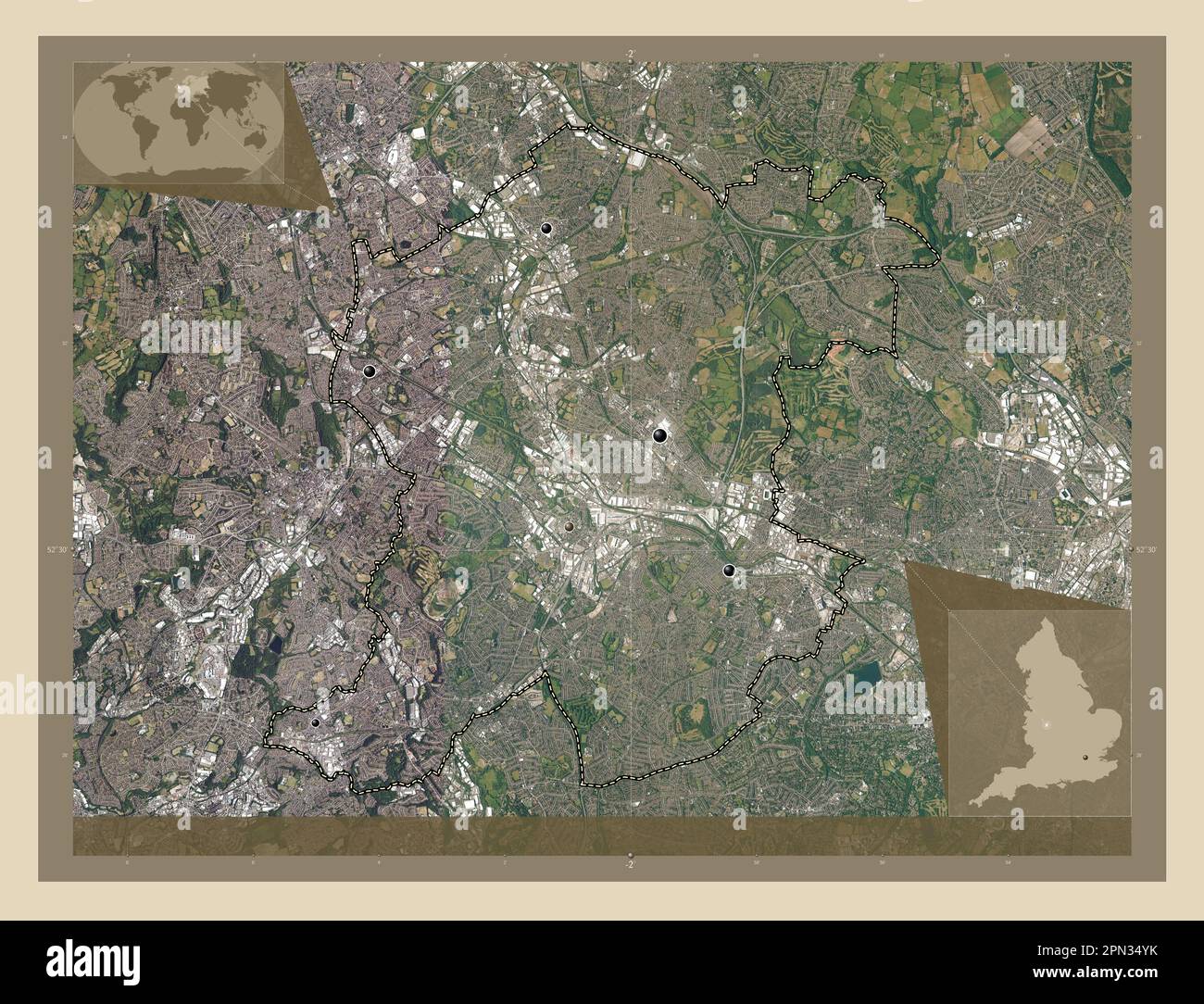 Sandwell, administrative county of England - Great Britain. High ...
