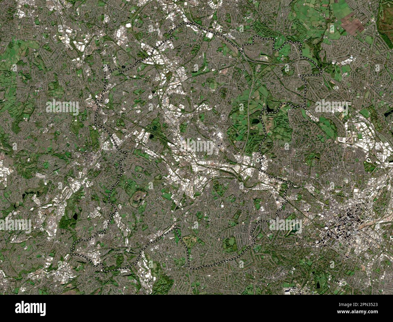 Sandwell, administrative county of England - Great Britain. Low ...