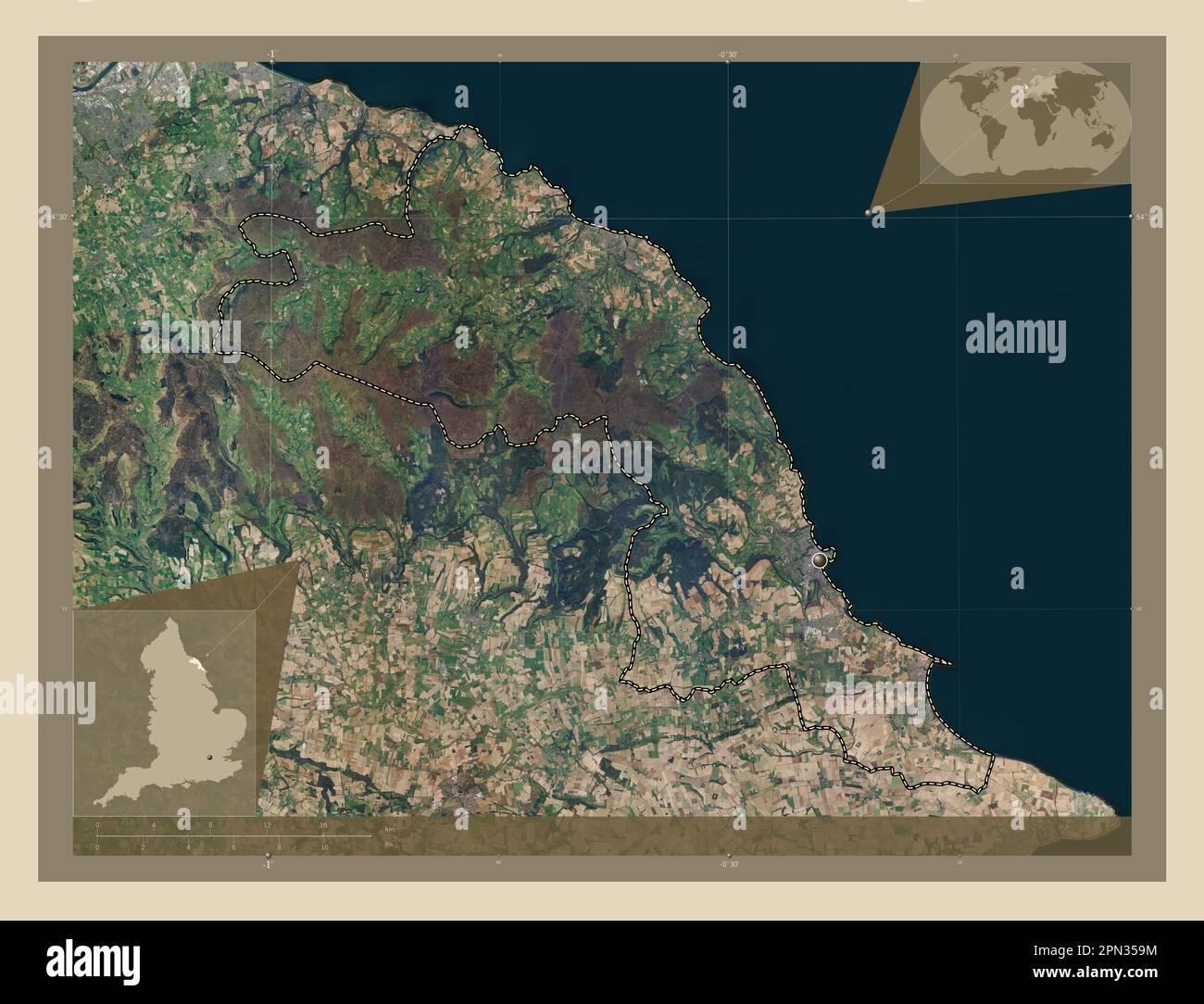 Scarborough, non metropolitan district of England - Great Britain. High ...