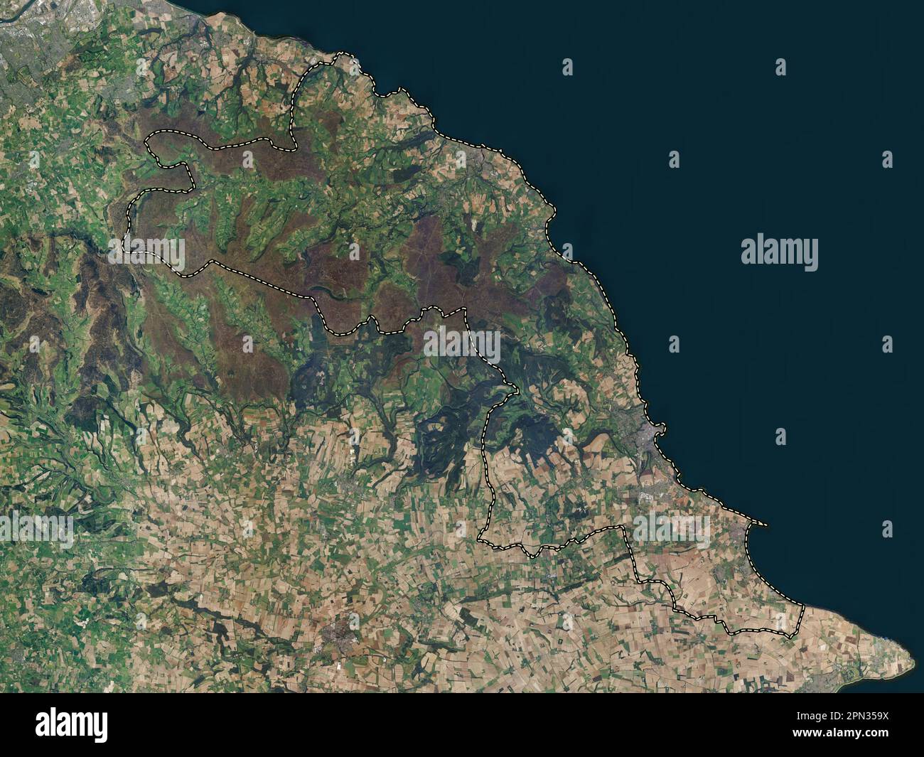 Scarborough, non metropolitan district of England - Great Britain. High ...
