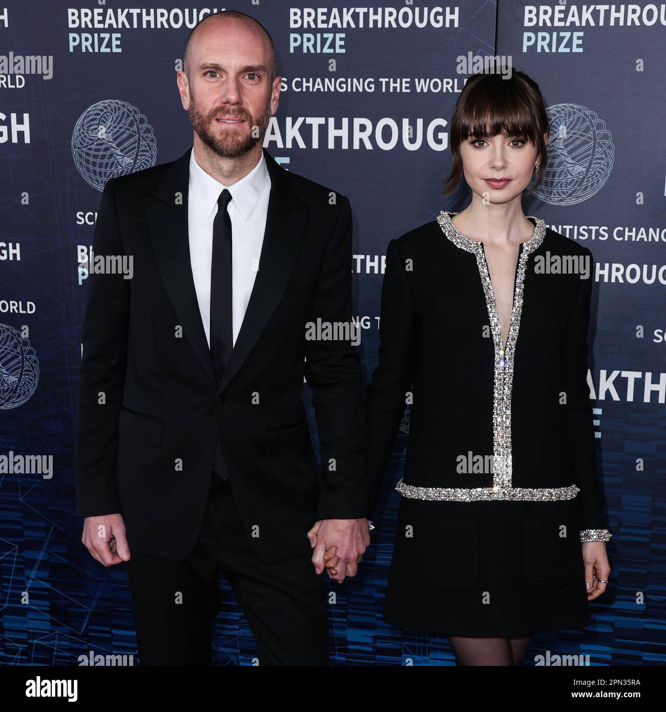 LOS ANGELES, CALIFORNIA, USA - APRIL 15: Charlie McDowell and wife Lily ...