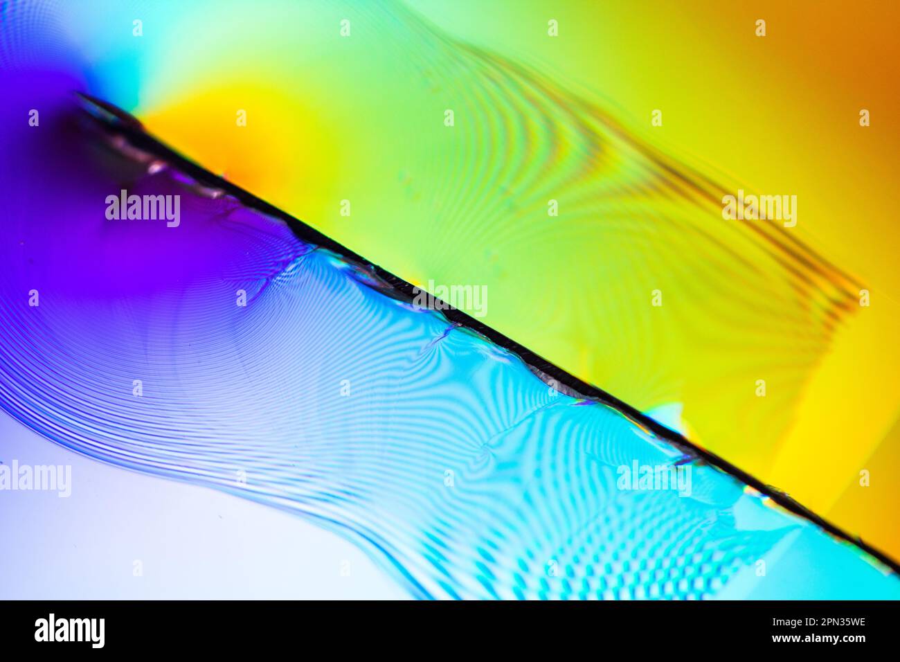 A Holographic Shiny Wavy Abstract Background With Water Texture Visual ...
