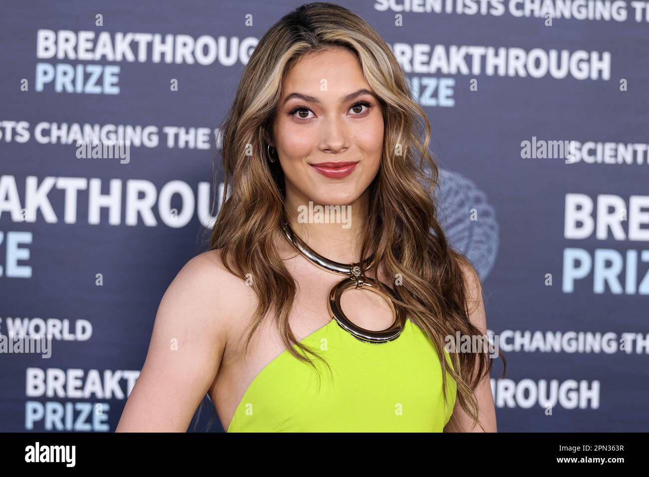 LOS ANGELES, CALIFORNIA, USA - APRIL 15: Freestyle skier Eileen Gu ...