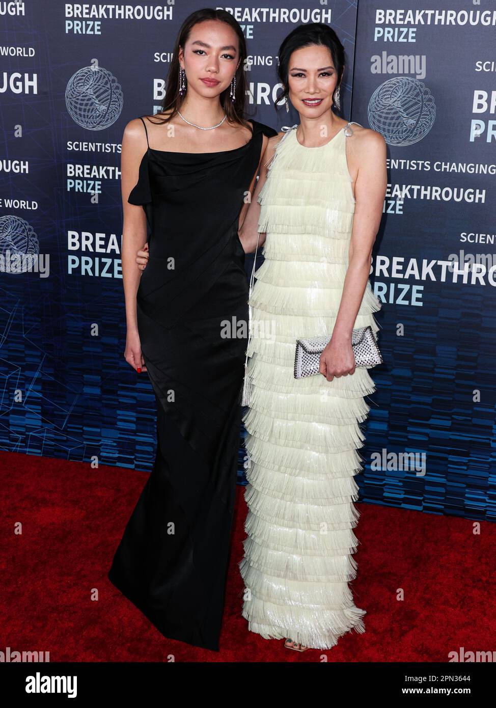 LOS ANGELES, CALIFORNIA, USA - APRIL 15: Grace Murdoch and mother Wendi ...