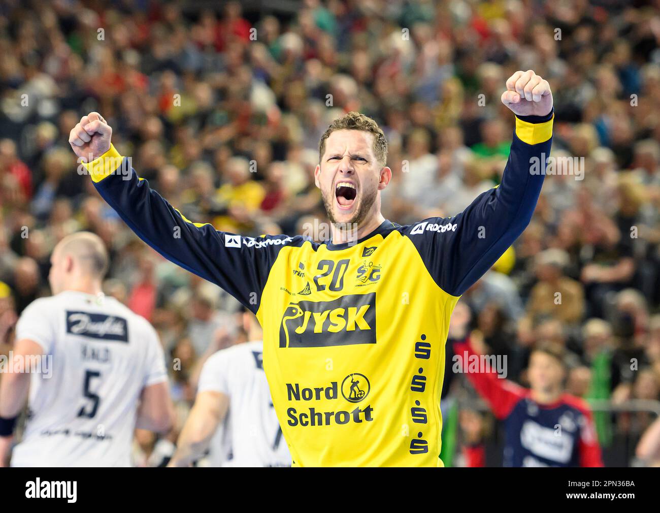 jubilation goalwart Kevin MOELLER (FL), game for 3rd place, SG ...