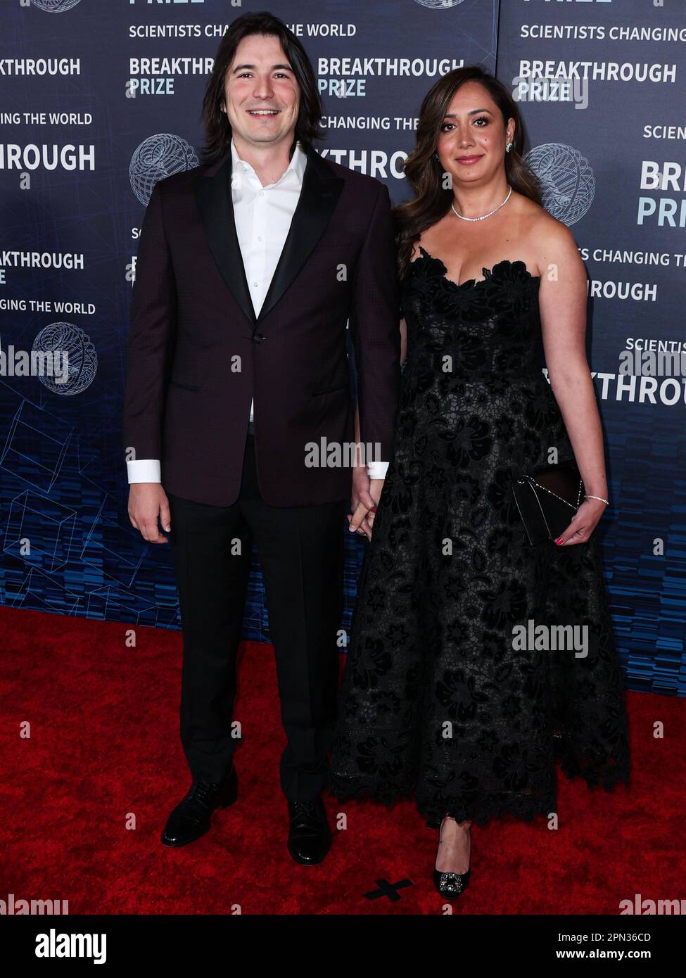LOS ANGELES, CALIFORNIA, USA - APRIL 15: Vladimir Tenev and wife Celina ...