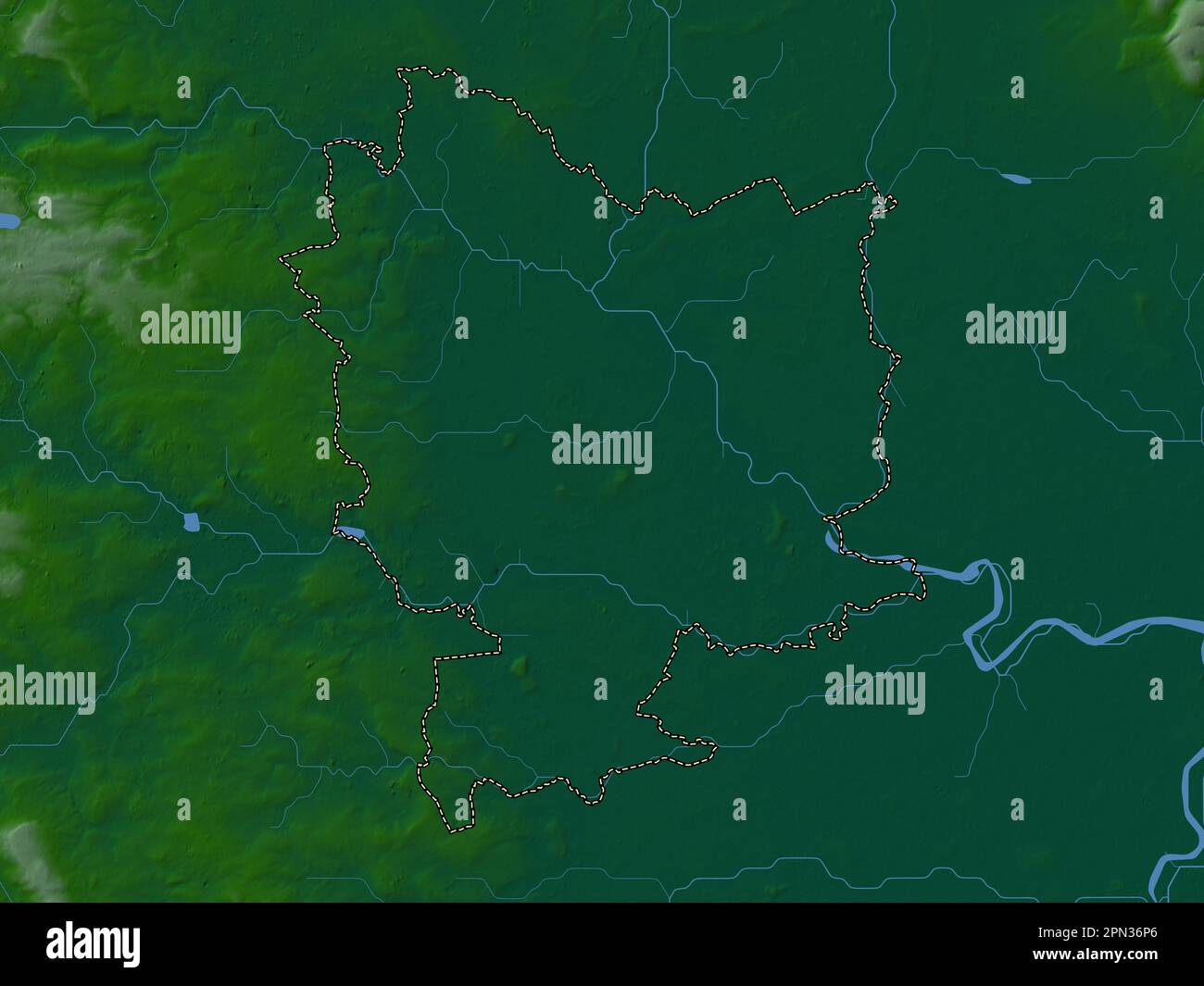 Selby, non metropolitan district of England - Great Britain. Colored ...