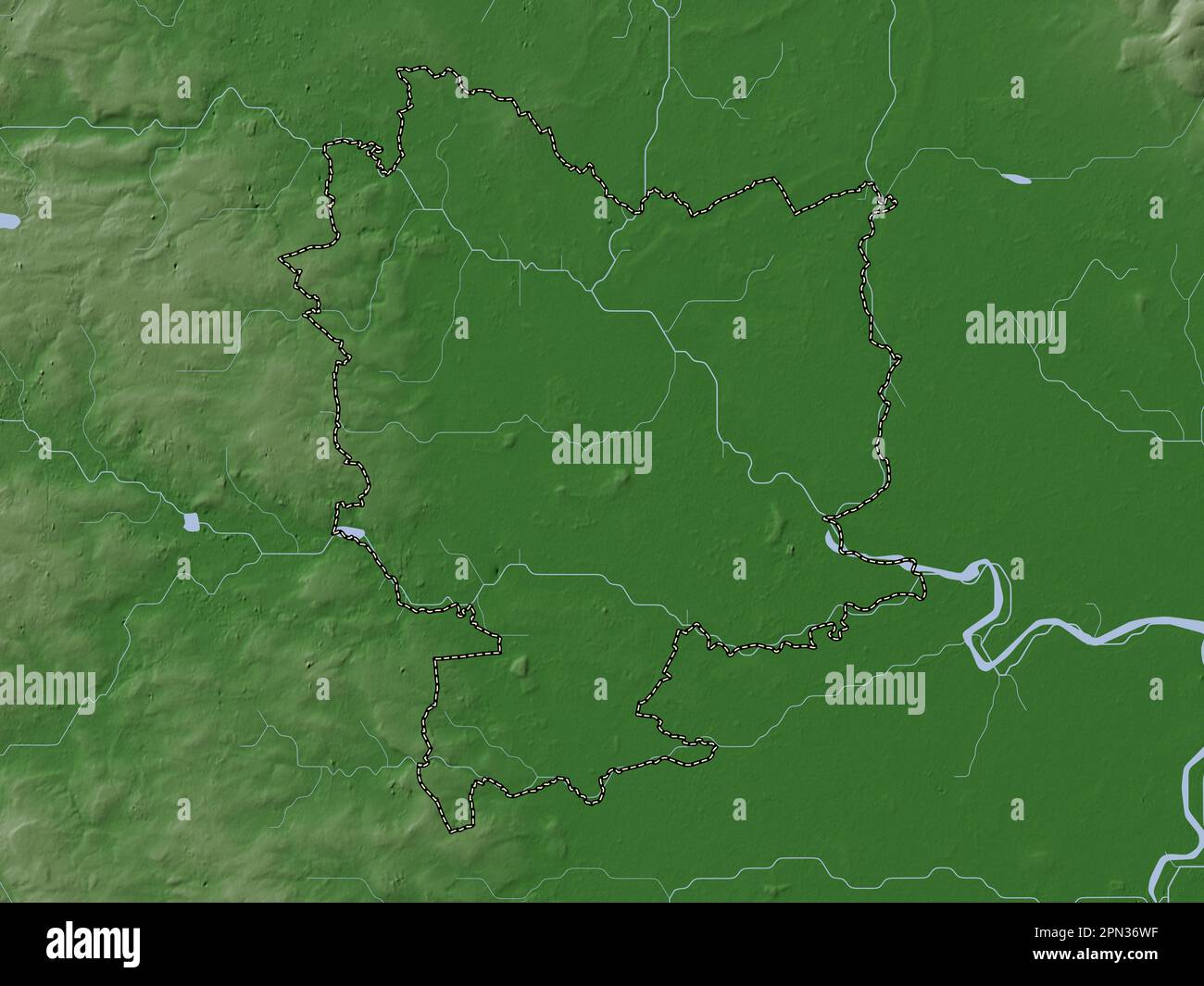 Selby, non metropolitan district of England - Great Britain. Elevation ...