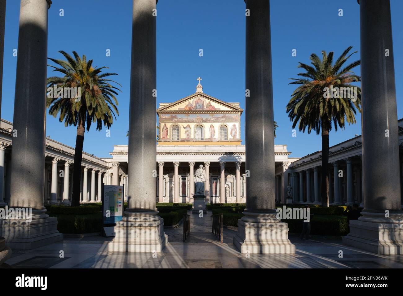 Rame, Italy. 06th Apr, 2023. View of the facade decorated with 19th ...