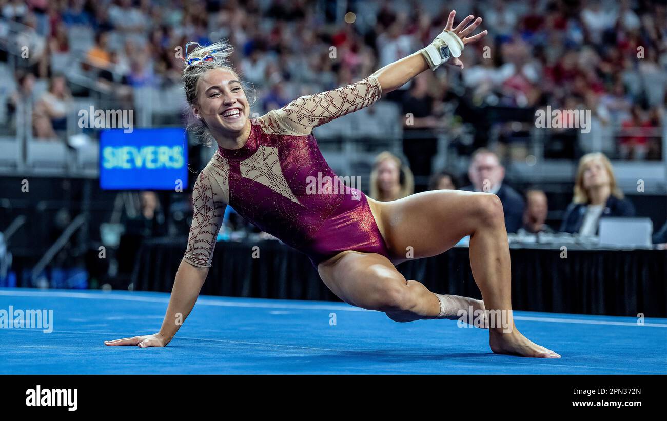 Fort Worth, USA. 15th Apr, 2023. The University of Oklahoma's Danielle ...