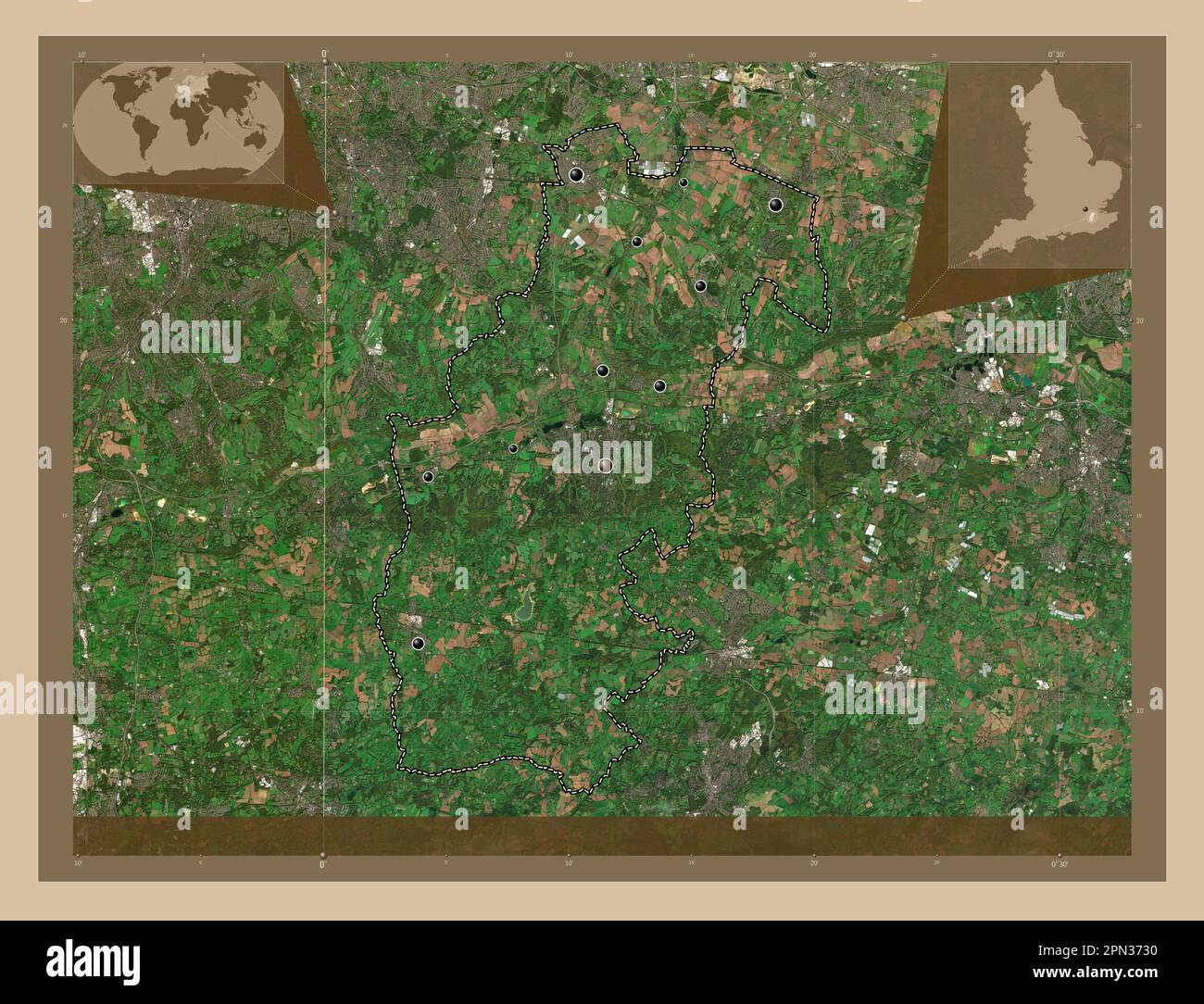 Sevenoaks, non metropolitan district of England - Great Britain. Low ...