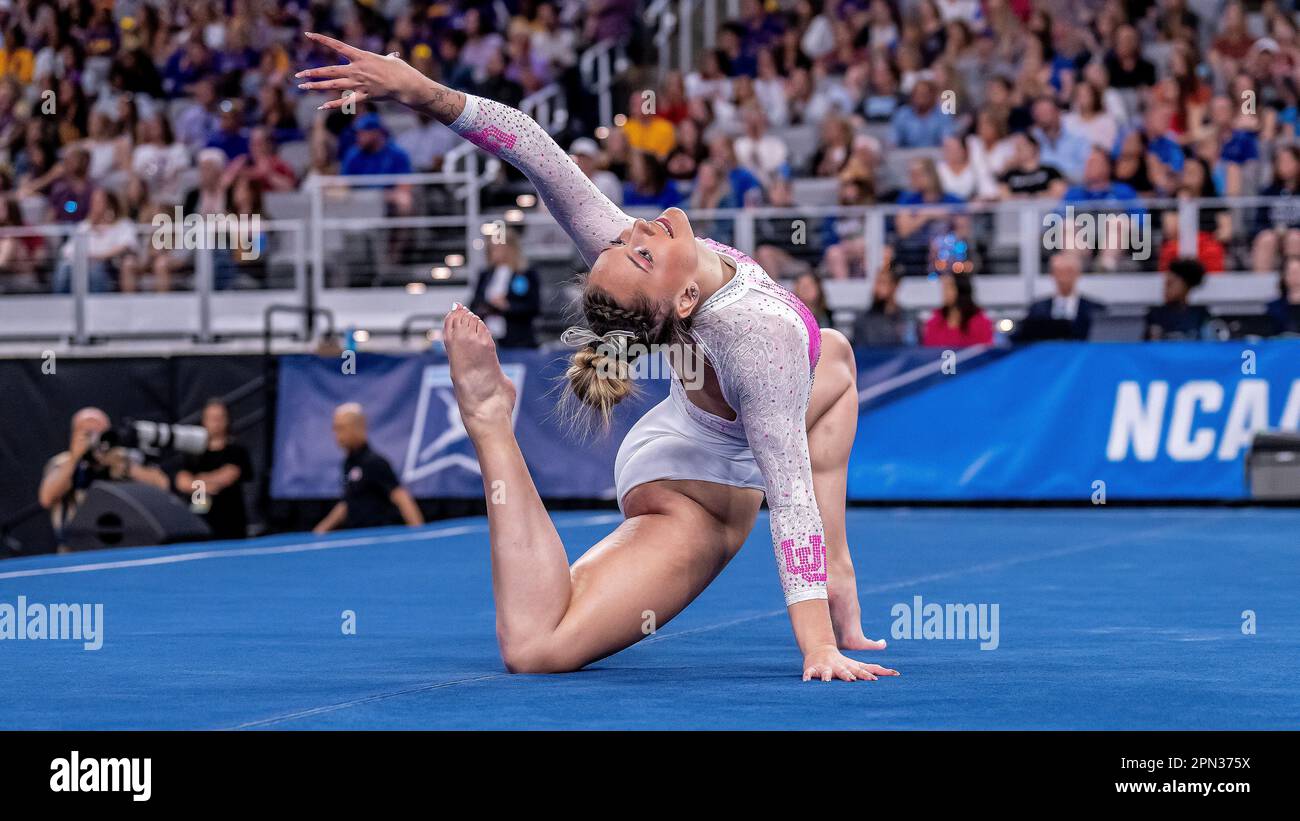 Fort Worth, USA. 15th Apr, 2023. The University of Utah's Makenna Smith ...