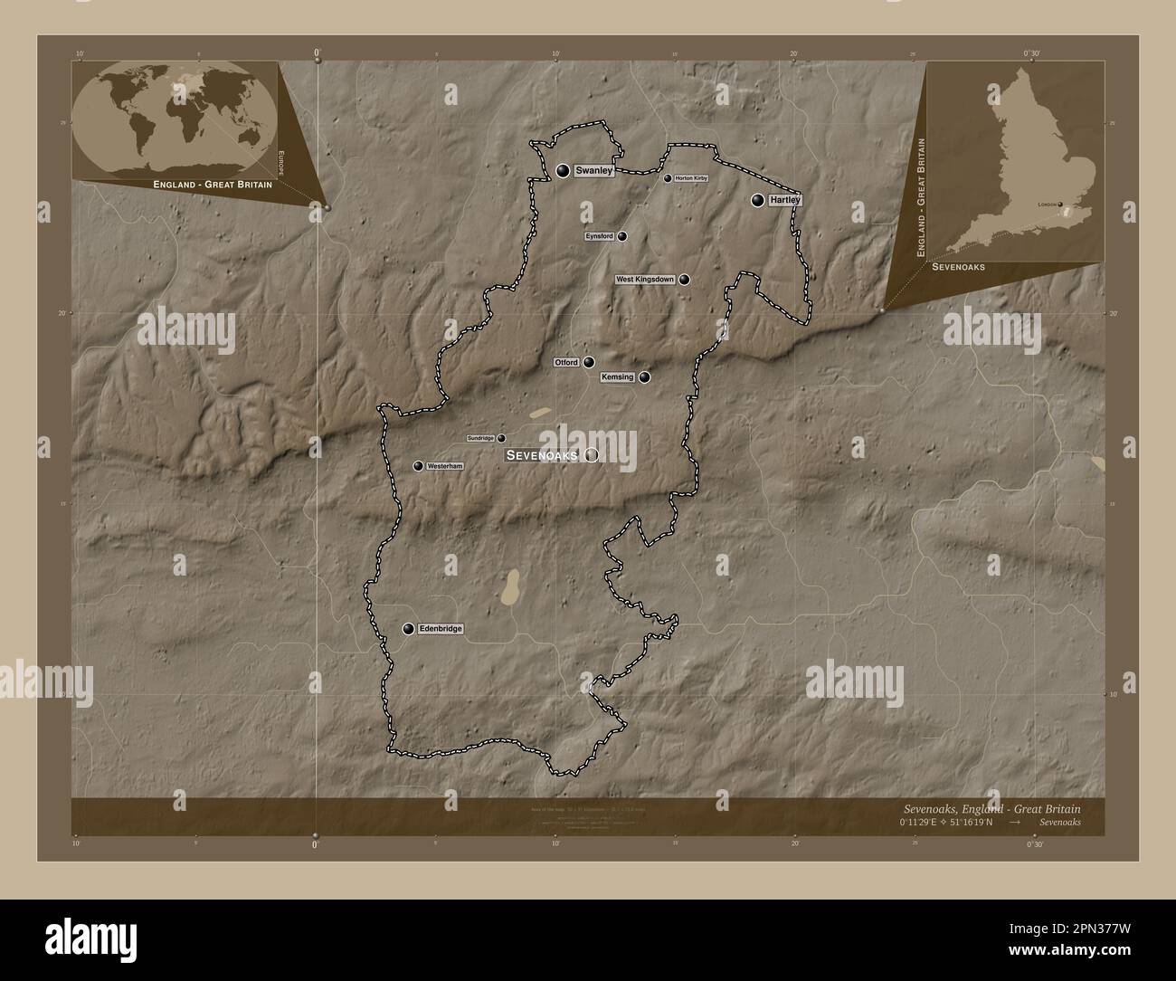 Sevenoaks, non metropolitan district of England - Great Britain ...