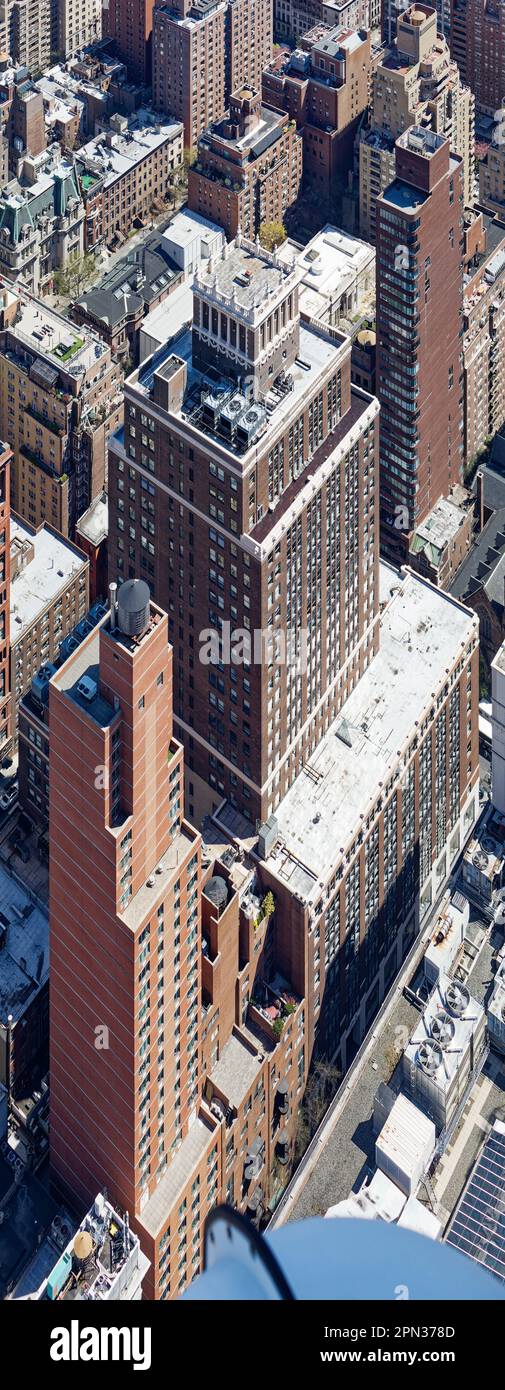 View from above: Bright white stone and terra cotta enliven the brick ...