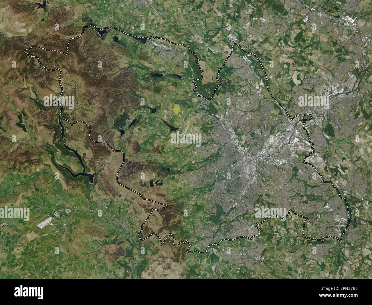 Sheffield, administrative county of England - Great Britain. High ...