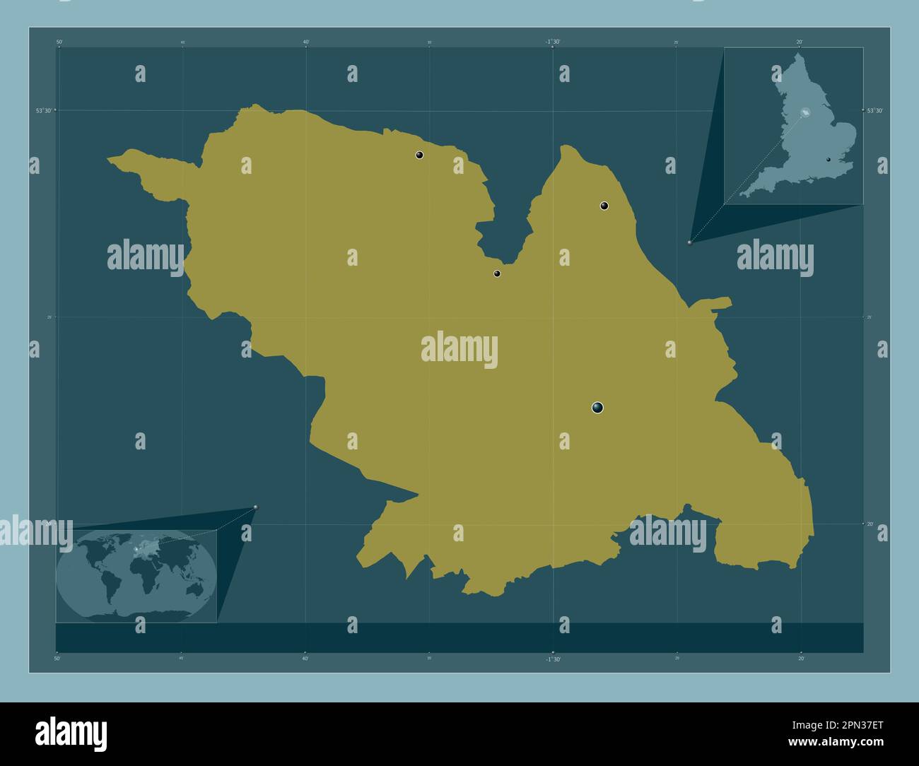 Map of stocksbridge hi-res stock photography and images - Alamy