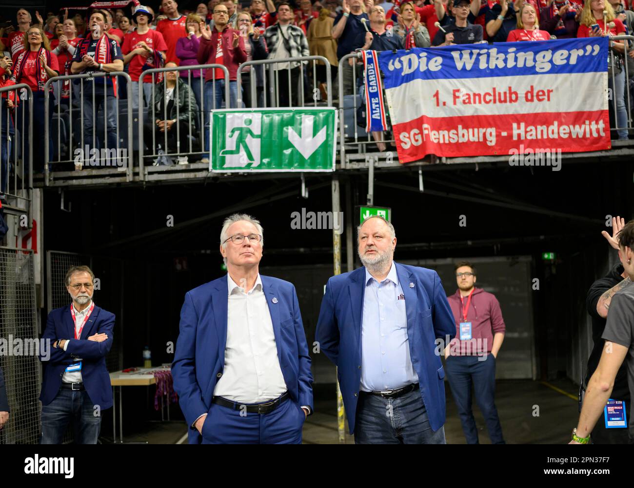 left to right Uwe SCHWENKER (HBL, President), Andreas MICHELMANN (DHB ...