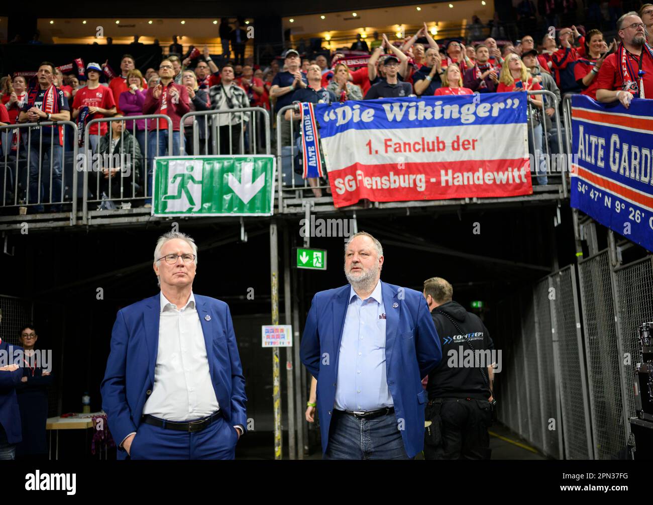 left to right Uwe SCHWENKER (HBL, President), Andreas MICHELMANN (DHB ...